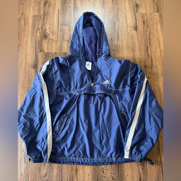 adidas | Jackets & Coats | Adidas Quarter Zip Windbreaker | Poshmark